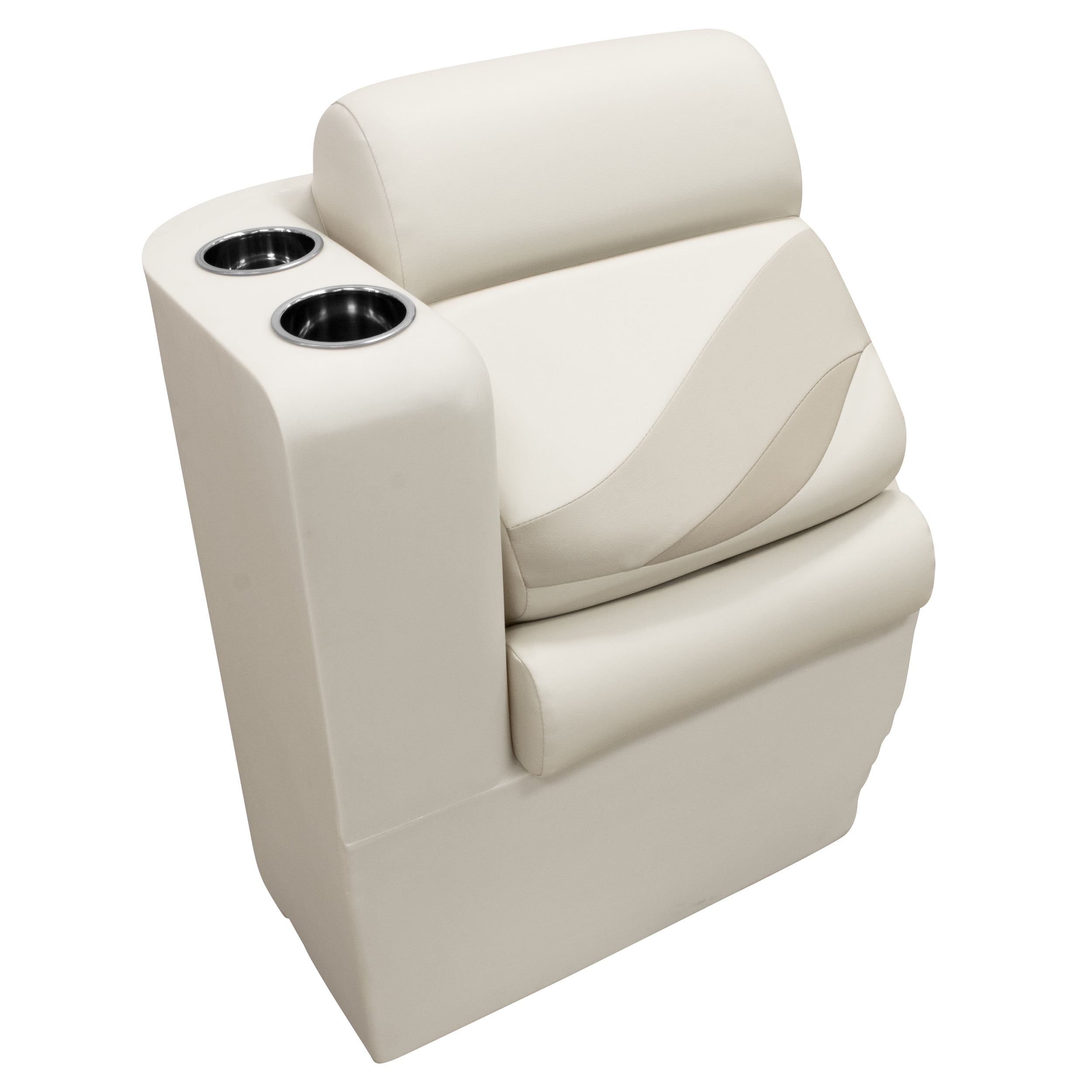 Wise Premier Series Pontoon Boat Furniture - Left Radius Lean Back ...