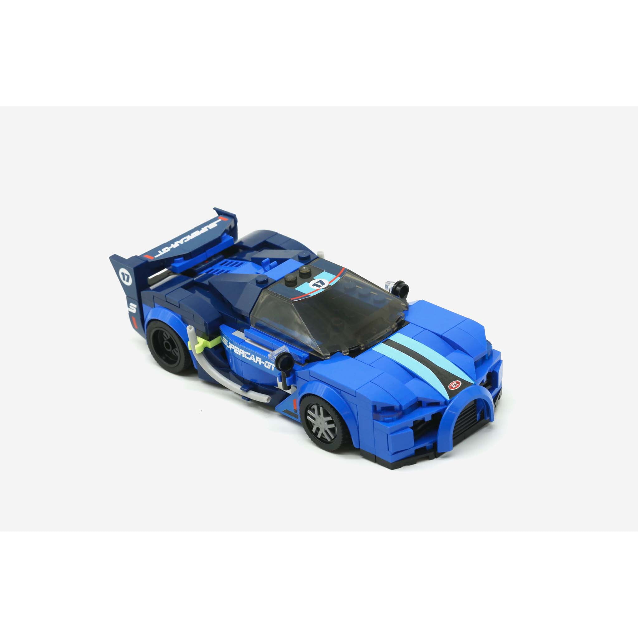 Wise Block RC Supercar GT Building Set with Electric Motor and Remote ...