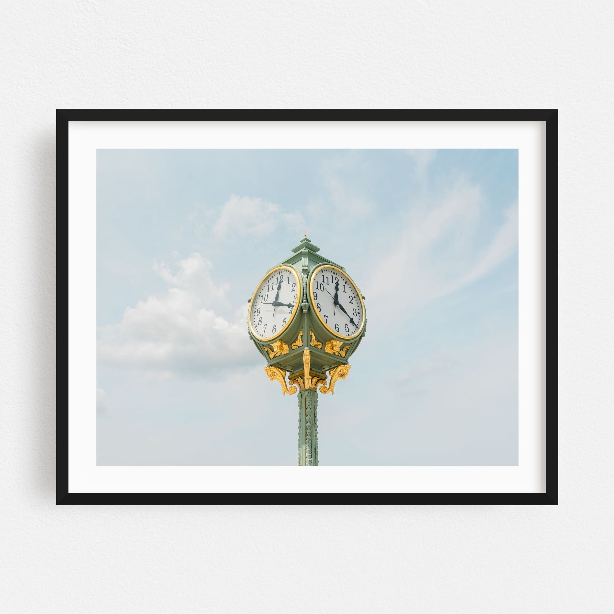 Wise Clock, Rockaways 02 - Queens New York Photography Vintage Art Deco ...