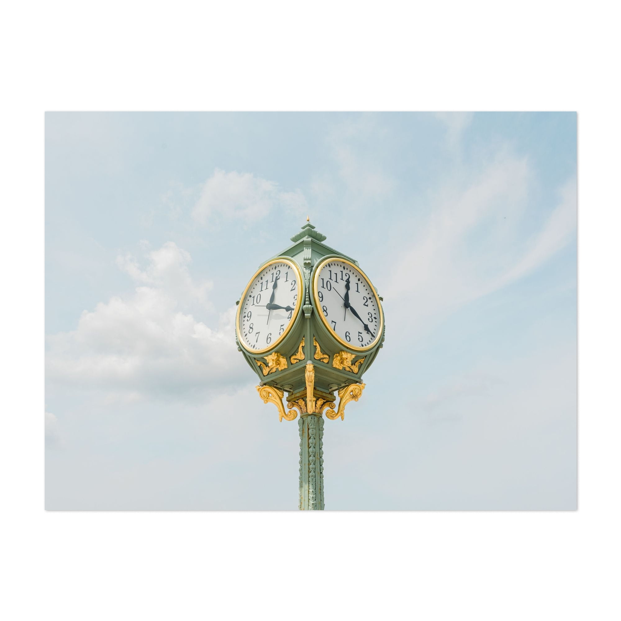 Wise Clock, Rockaways 02 - Queens New York Photography Vintage Art Deco ...