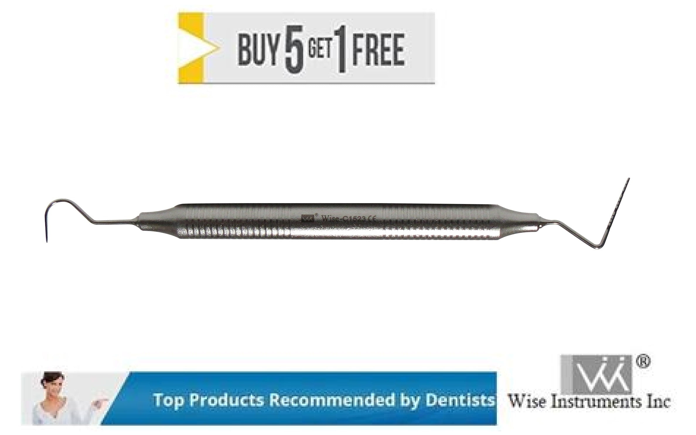Wise Dental Periodontal Probe CP15UNC / 23 Explorer - Walmart.com