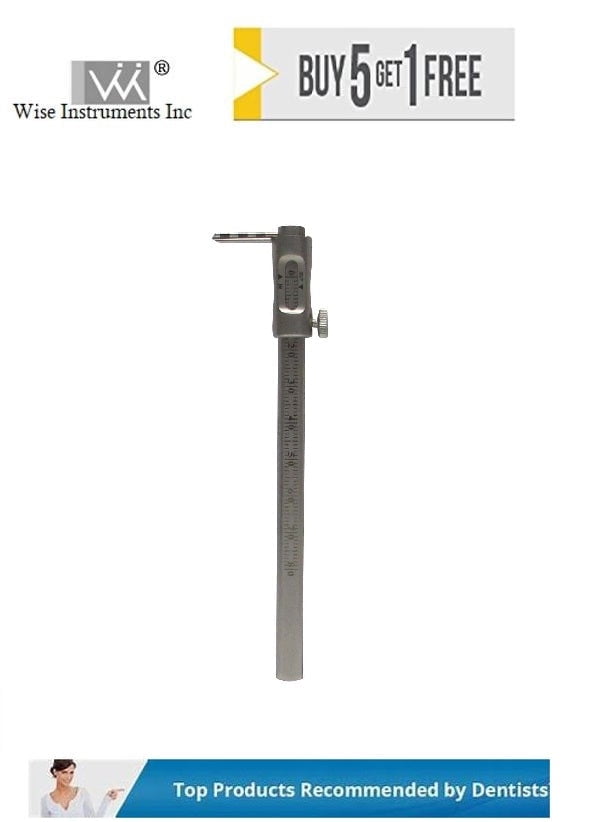 Wise Dental Surgical Orthodontic Micro Boley Gauge With Marking (Sharp ...