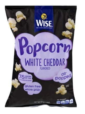 Wise Foods Air Popped White Cheddar Popcorn 6.5 oz. Bag 3 Bags ...