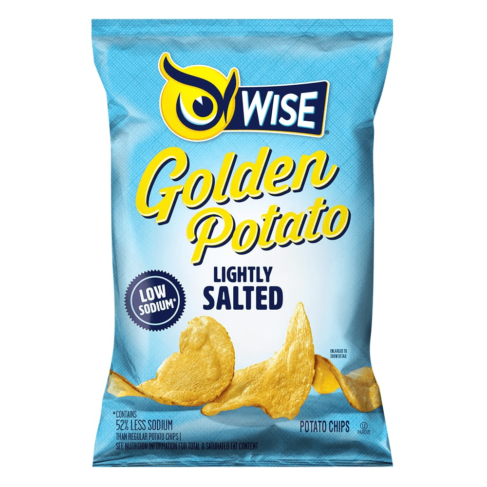 Wise Foods Lightly Salted Potato Chips, 4-Pack 7.5 oz. Sharing Size ...