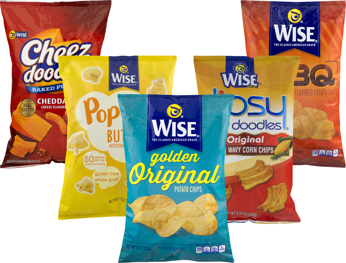 Wise Foods Party Snack Assortment Variety 5-Pack - Walmart.com