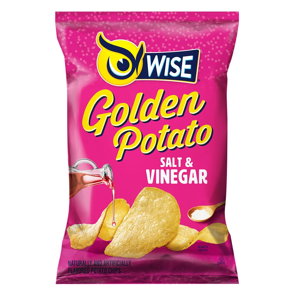 Wise Foods Salt & Vinegar Potato Chips, 3-Pack 7.5 oz. Sharing Size ...