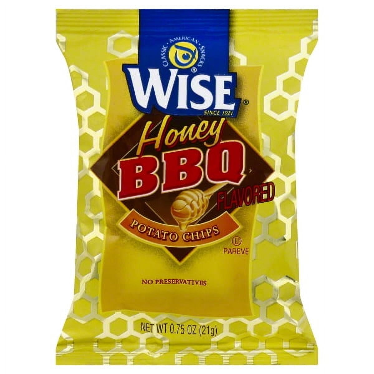 Wise Honey BBQ Potato Chips .75 Oz Bag - Walmart.com