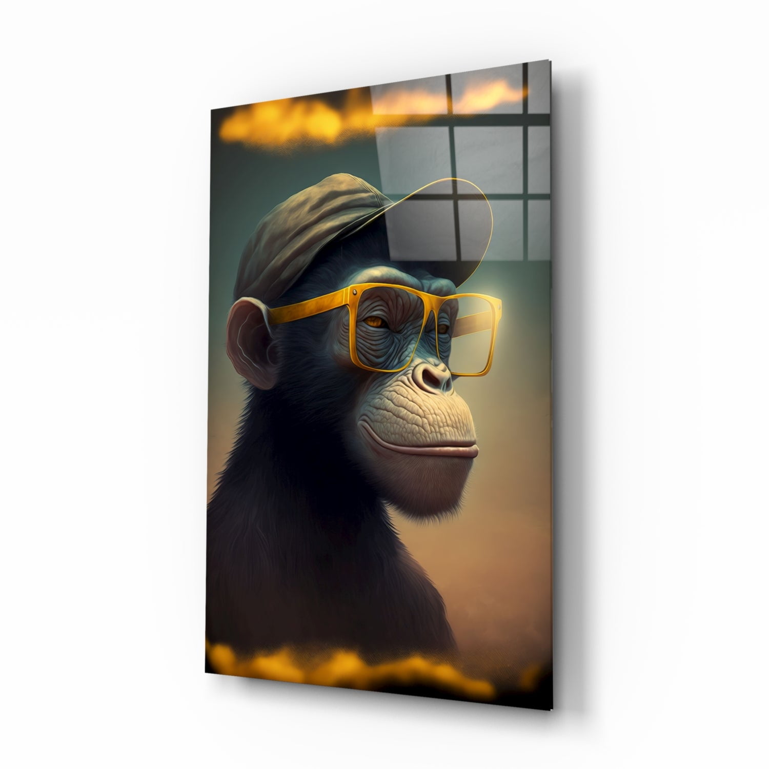 Wise Monkey Glass Wall Art || Designers Collection - Walmart.com