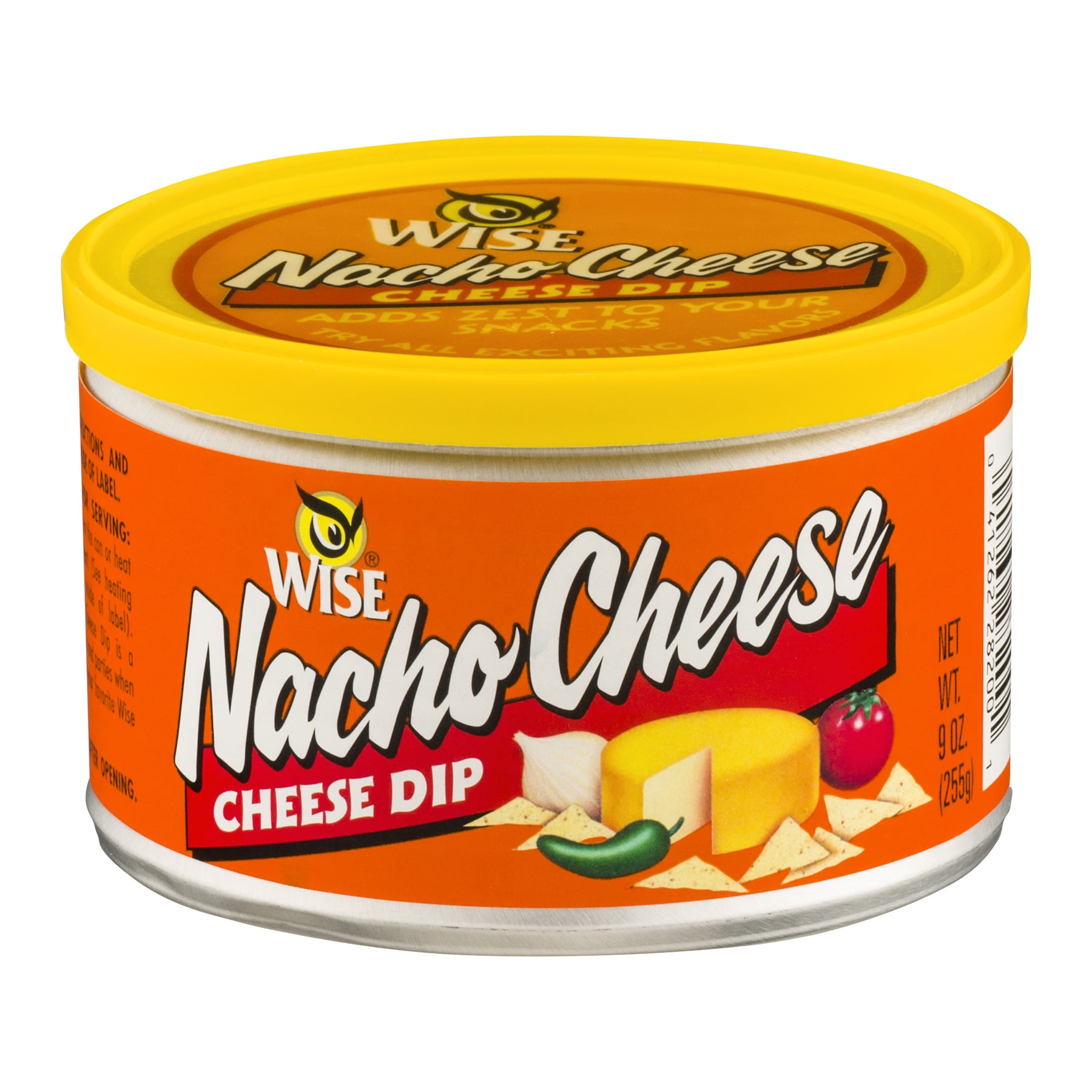 Wise Nacho Cheese Dip, 9 oz. Aluminum Can, Low Sodium, Shelf Stable ...