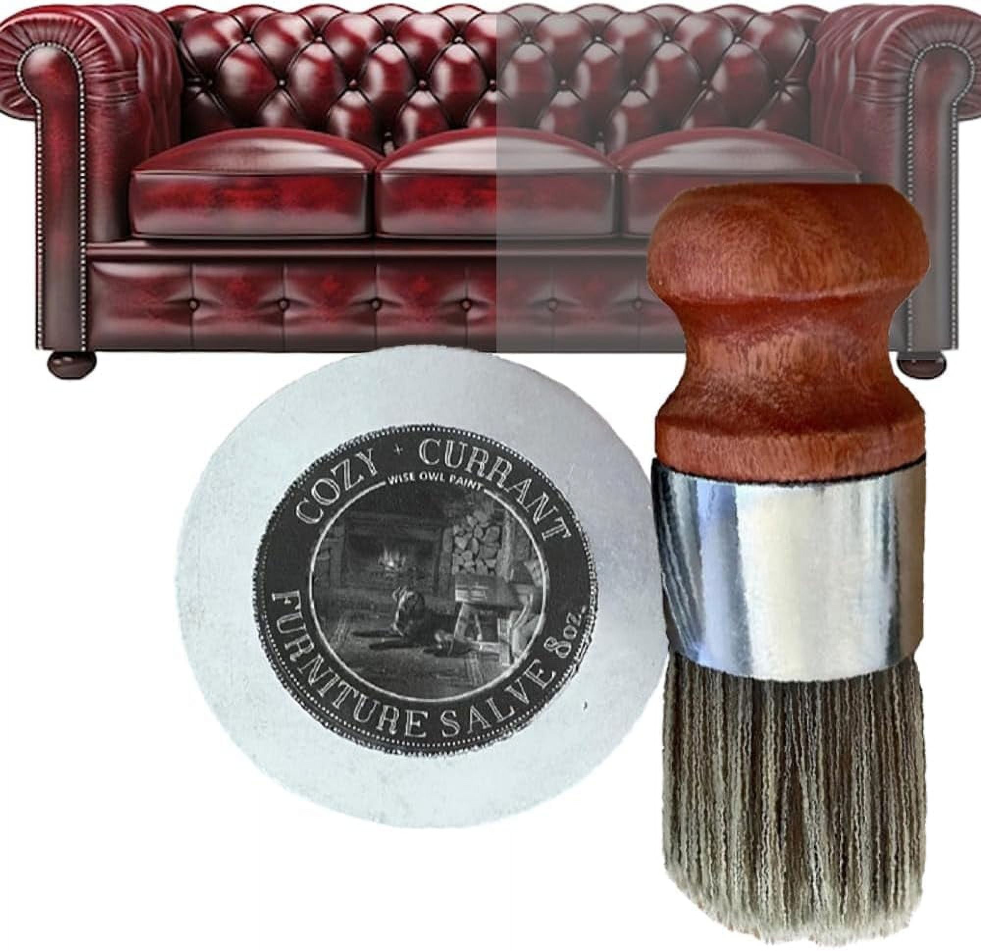 Wise Owl Furniture Salve for Leather, Leather Salve for Furniture ...