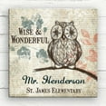 Wise Owl Personalized Teacher Canvas, 12x12 - Walmart.com