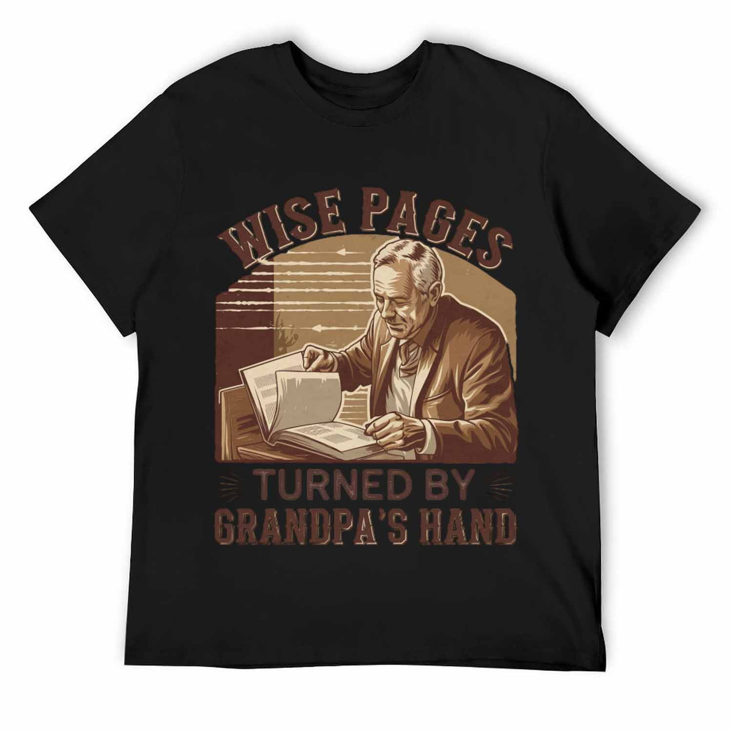 Wise Pages Turned by Grandpa's Handt shirt design bee Black History ...