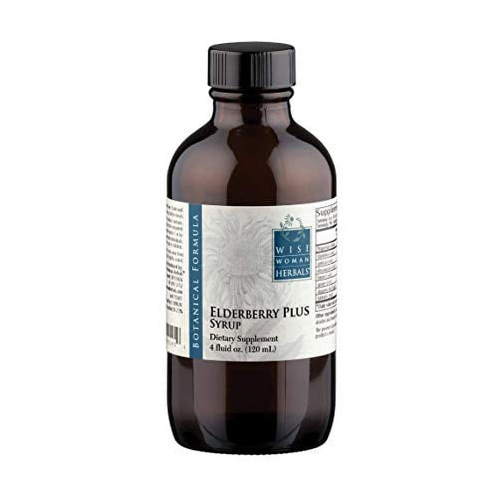 Wise Woman Herbals - Elderberry Plus Syrup 4 Oz - All-Natural Remedy ...