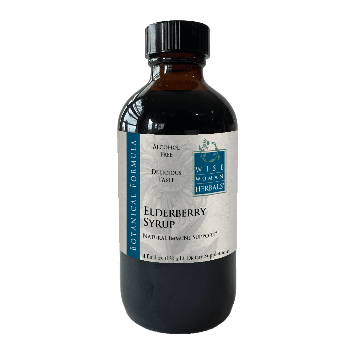 Wise Woman Herbals Elderberry Syrup (Sambucus) - Extra Strength 3:1 ...