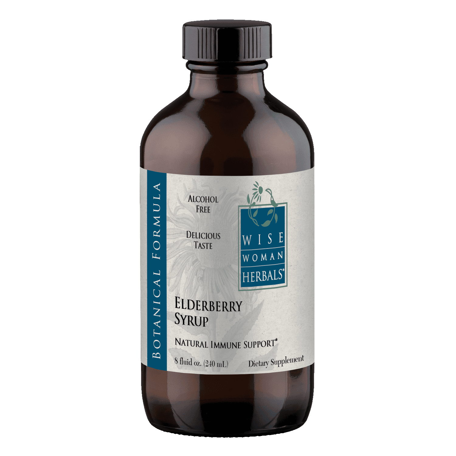 Wise Woman Herbals Elderberry Syrup, Extra Strength 3:1 Extract ...