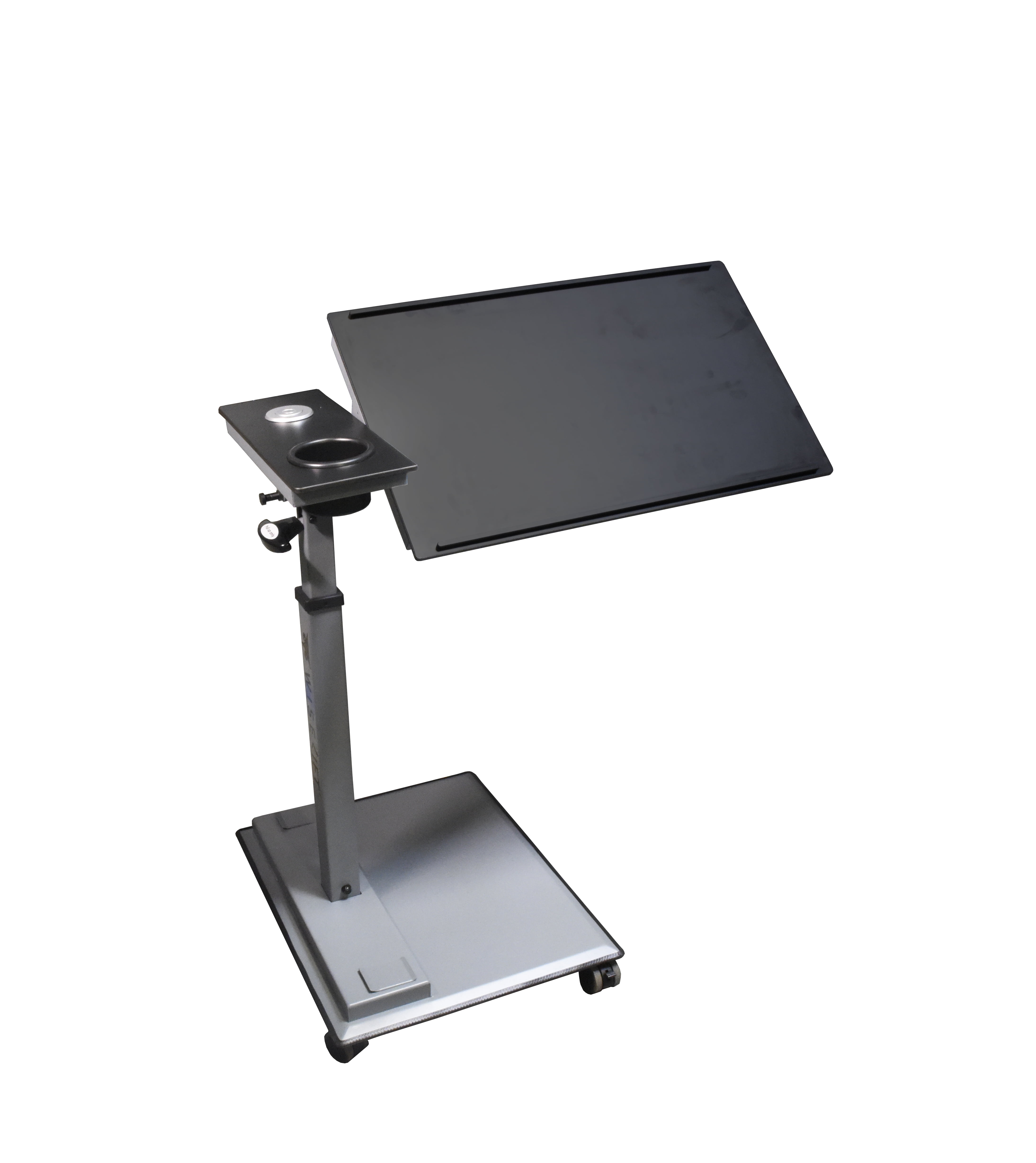 WiseLift Height-Adjustable Mobile Table Workstation, 28"H x 31-1/2"W x ...