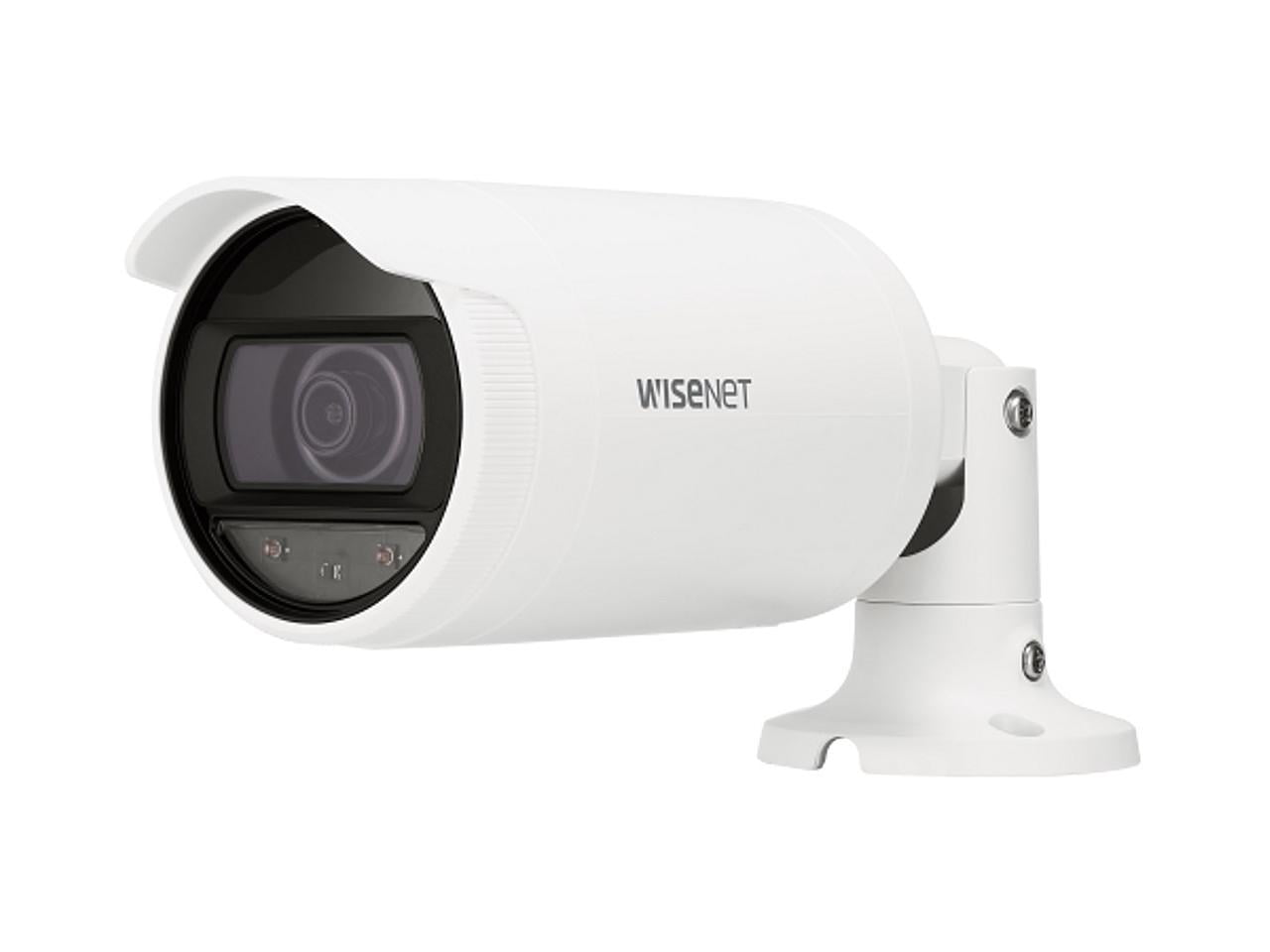 Wisenet 2MP Full HD Network Camera, Color, Bullet, White, ANO-L6012R ...
