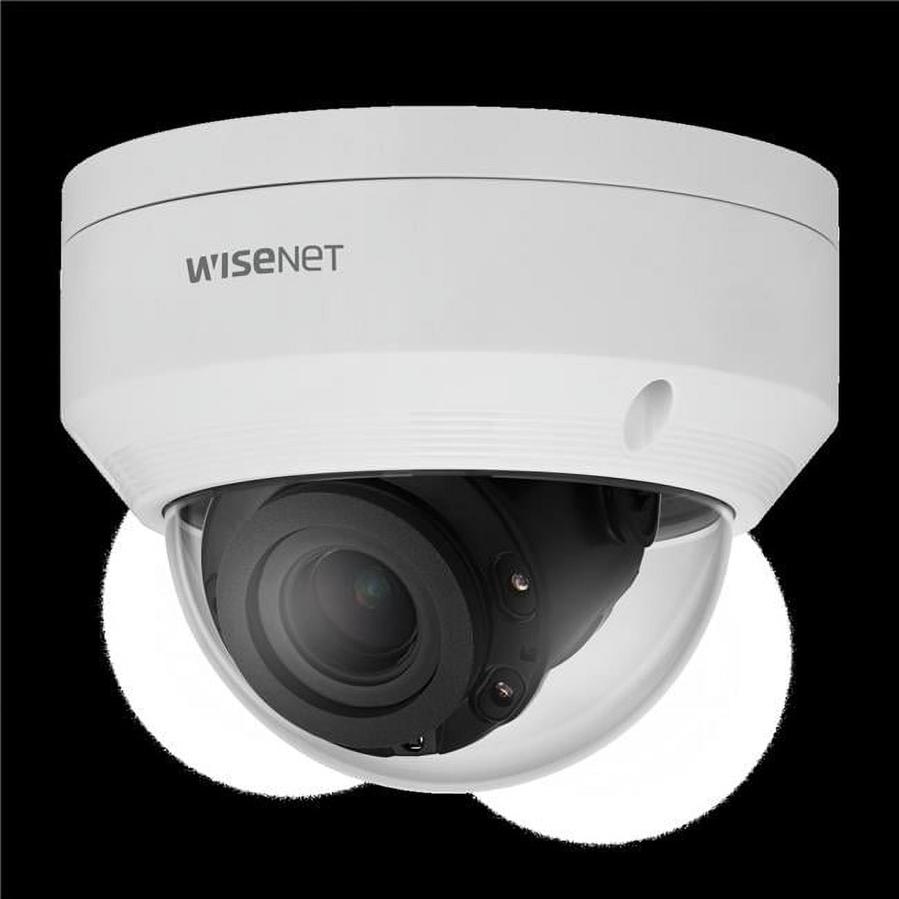Wisenet ANV-L7082R 4 Megapixel Network Camera, Color, Dome, White ...