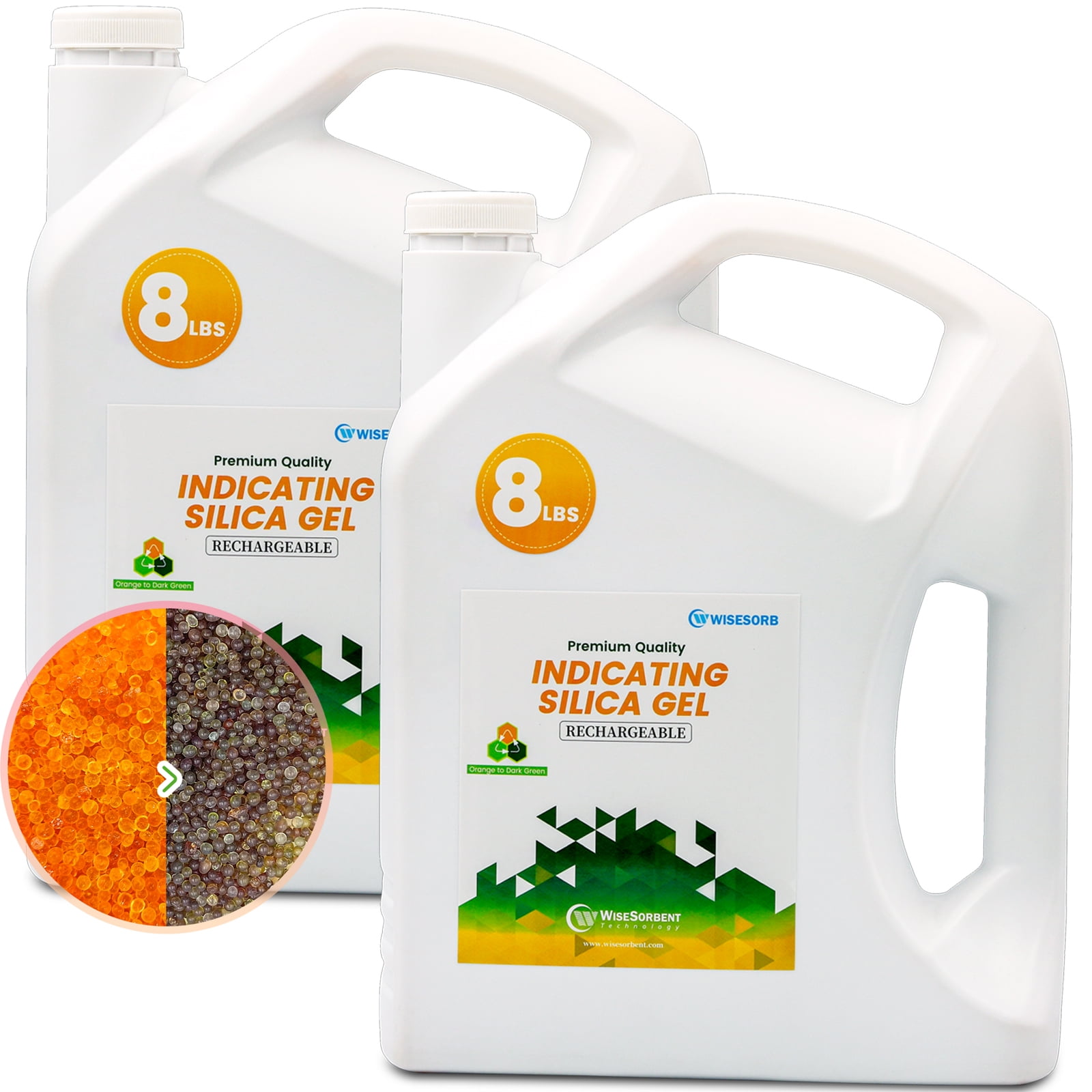 Wisesorb 16 lbs Silica Gel Desiccant Beads (Industry Standard 2-4 mm ...