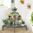 Wisfor 3 Tier Corner Plant Stand Metal Flower Display Rack for Indoor ...