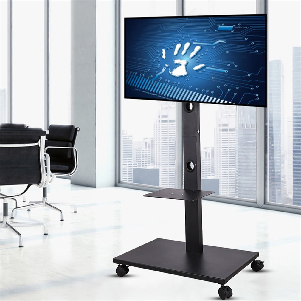 Wisfor 32" 40 45 47 48 50 55 60 65" Rolling TV Floor Stand On-Wheel ...