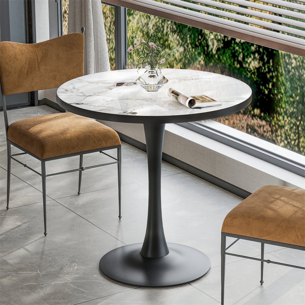 Wisfor Round Tulip Dining Table Living Room Kitchen Table for 2-4 ...