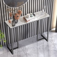 Cortesi Home Laila Console Table, Clear Glass and Gold Stainless Steel ...