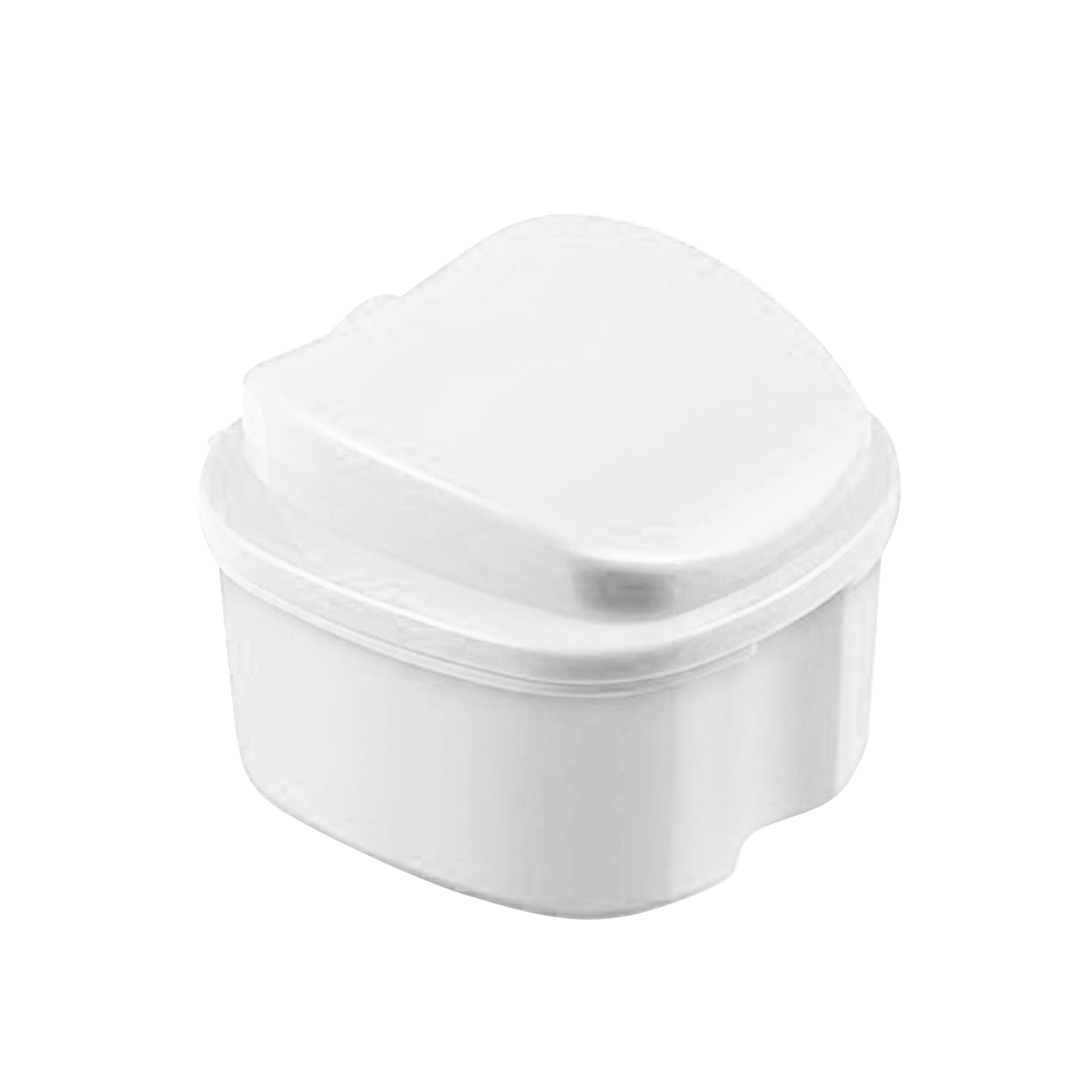Wisfunlly Denture Bath Case, Teeth Soak Container with Strainer for ...