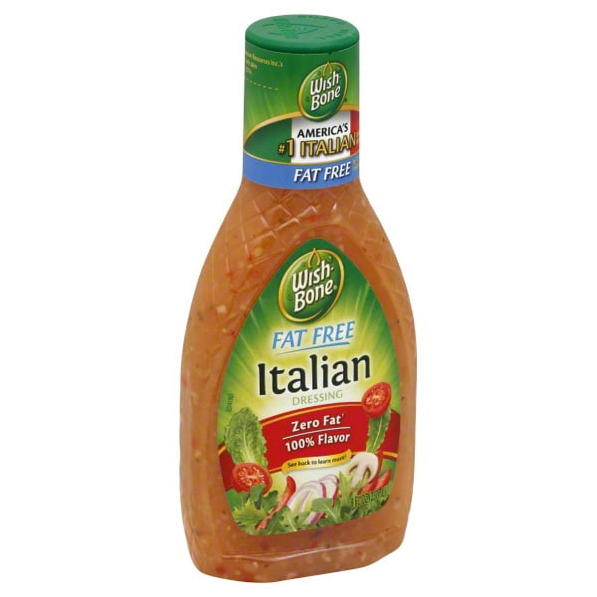 Wish-Bone Fat Free Italian Salad Dressing 8 fl oz Bottle - Walmart.com