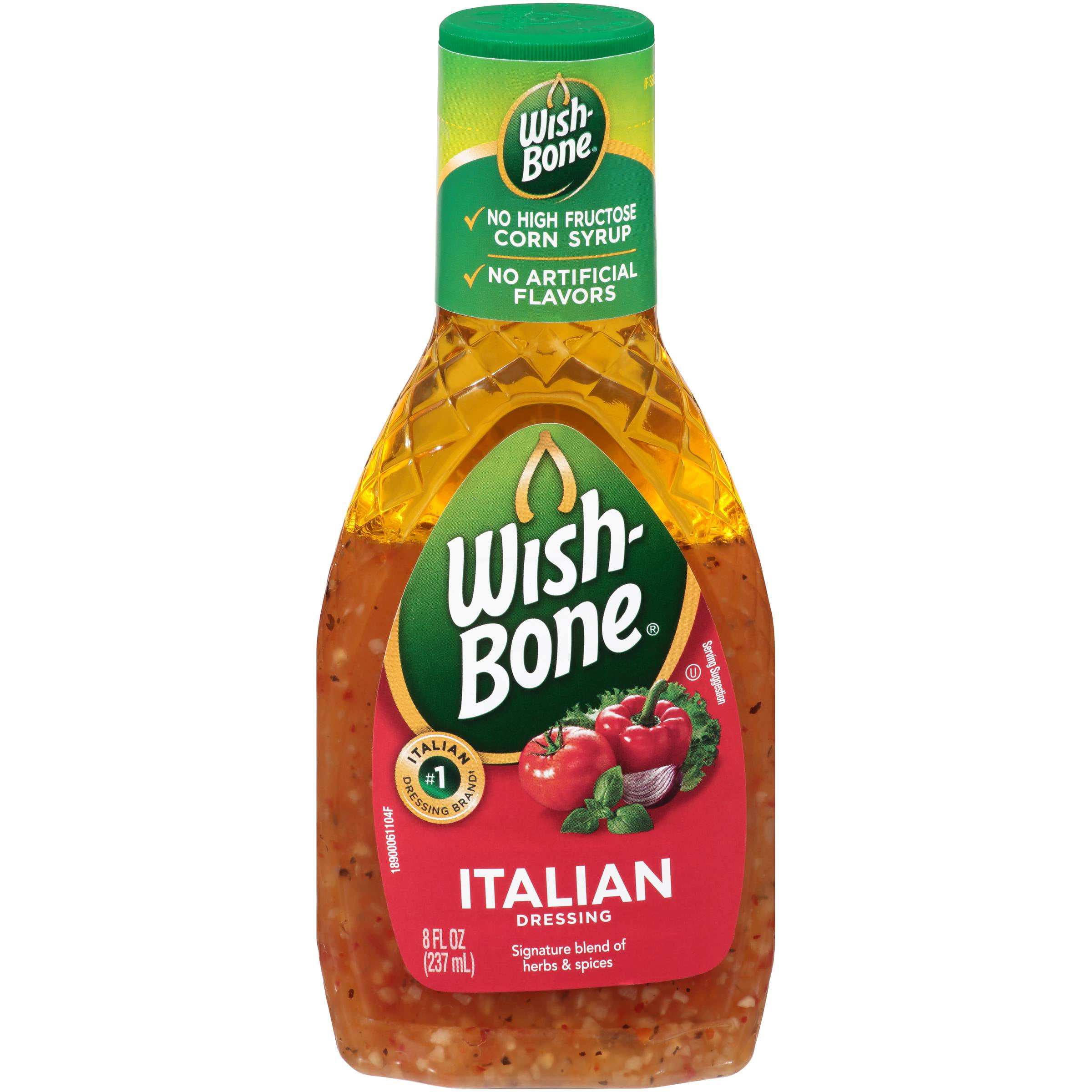Wish Bone Italian Regular Salad Dressing, 8 Fluid Ounce -- 12 per case ...