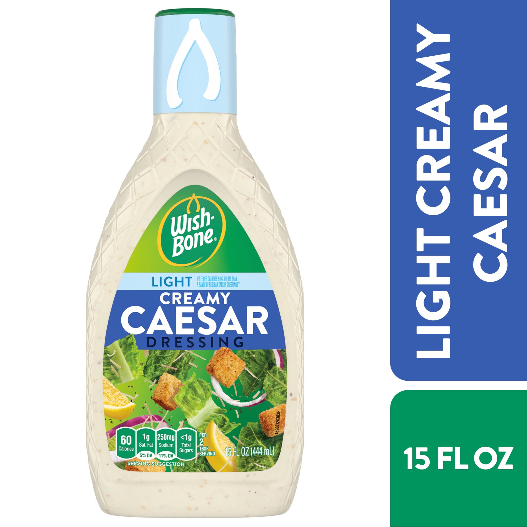 Wish-Bone Light Creamy Caesar Salad Dressing, 15 fl oz - Walmart.com