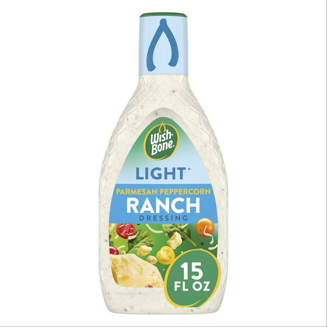 Wish-Bone Light Parmesan Peppercorn Ranch Salad Dressing, 15 fl oz ...