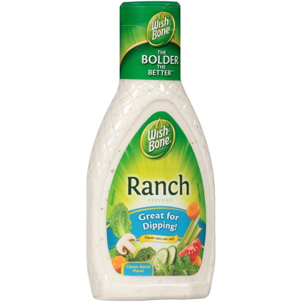 Wish Bone Ranch Salad Dressing, 8 Fluid Ounce -- 12 per case. - Walmart.com