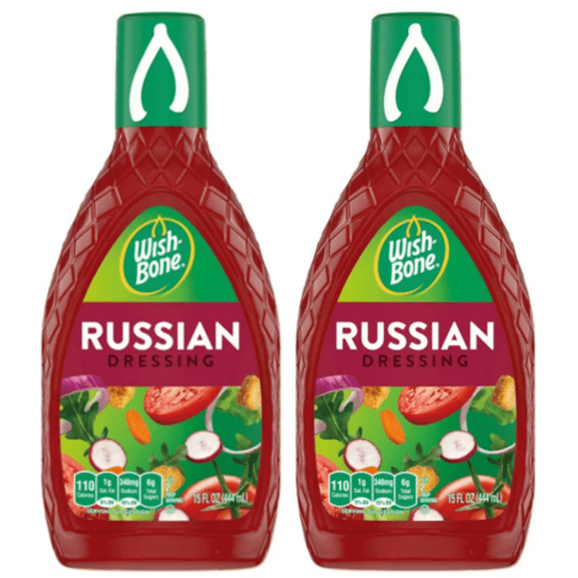 Wish-Bone Russian Salad Dressing, 15 fl oz - 2 Pack with V2U Utensil ...