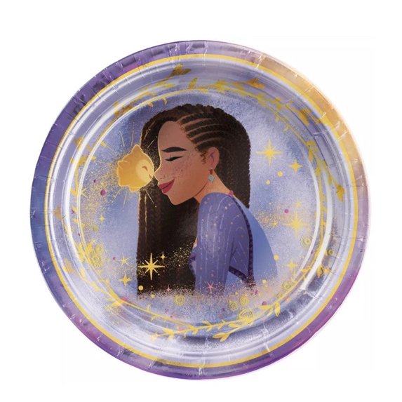 Wish Foil Hot Stamped Small Paper Plates (8ct) - Walmart.com