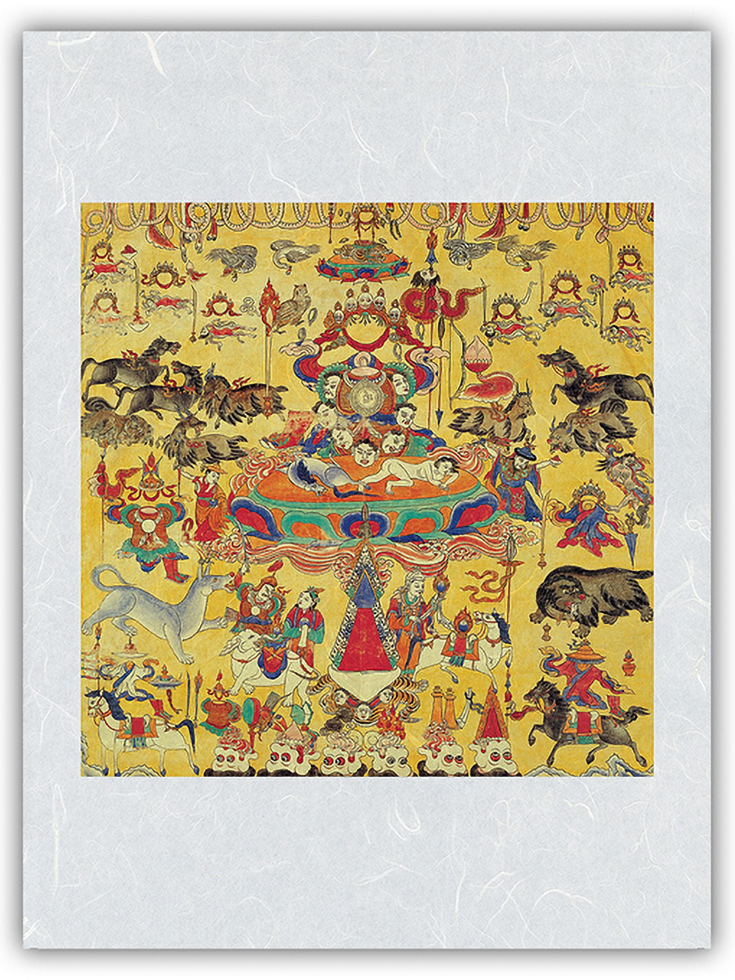 Wish-Fulfilling Gifts for Begtse Chen (Chamsing) - Vintage Tibetan ...