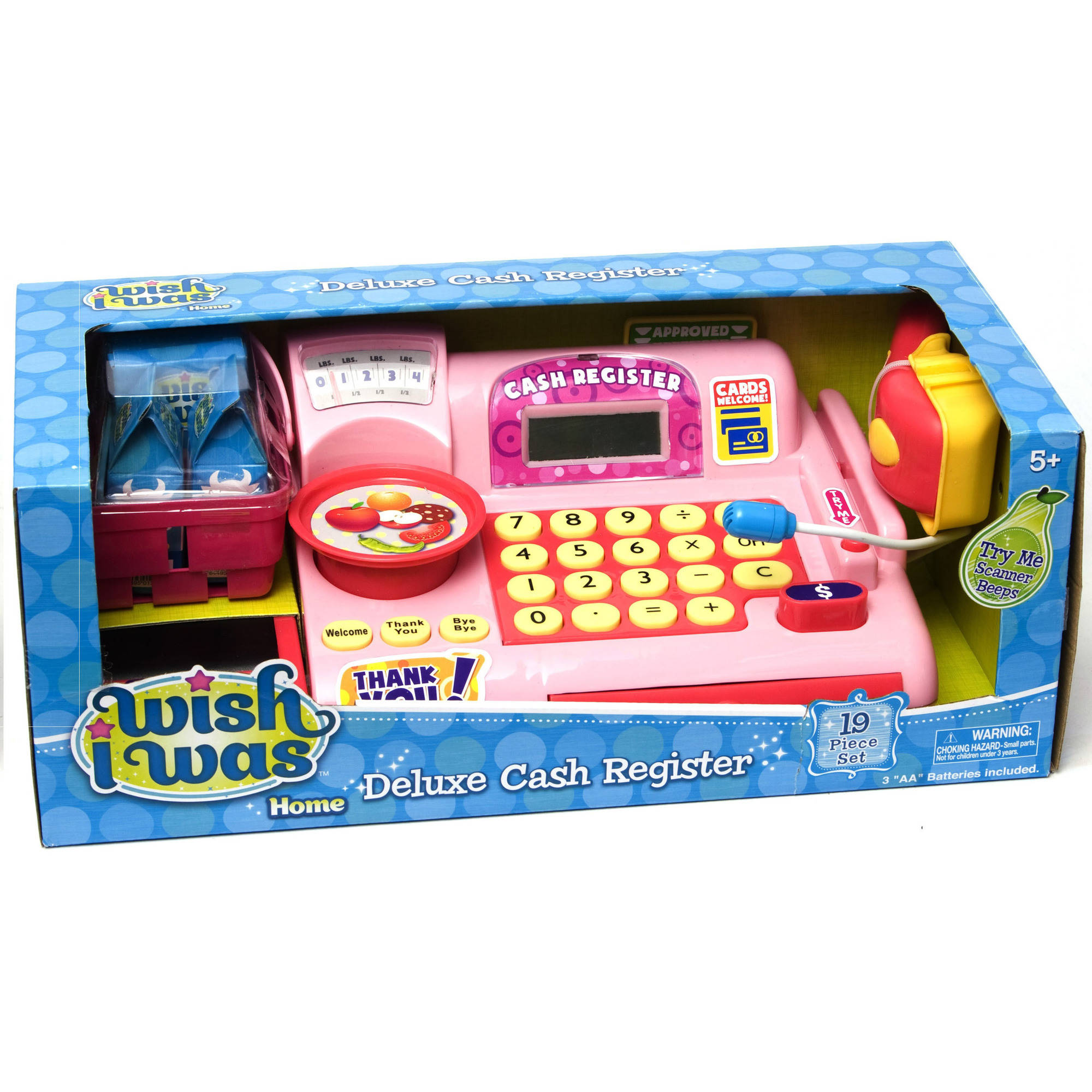 Wish I Was Cash Register - Pink - Educational Toy for Kids - Walmart.com