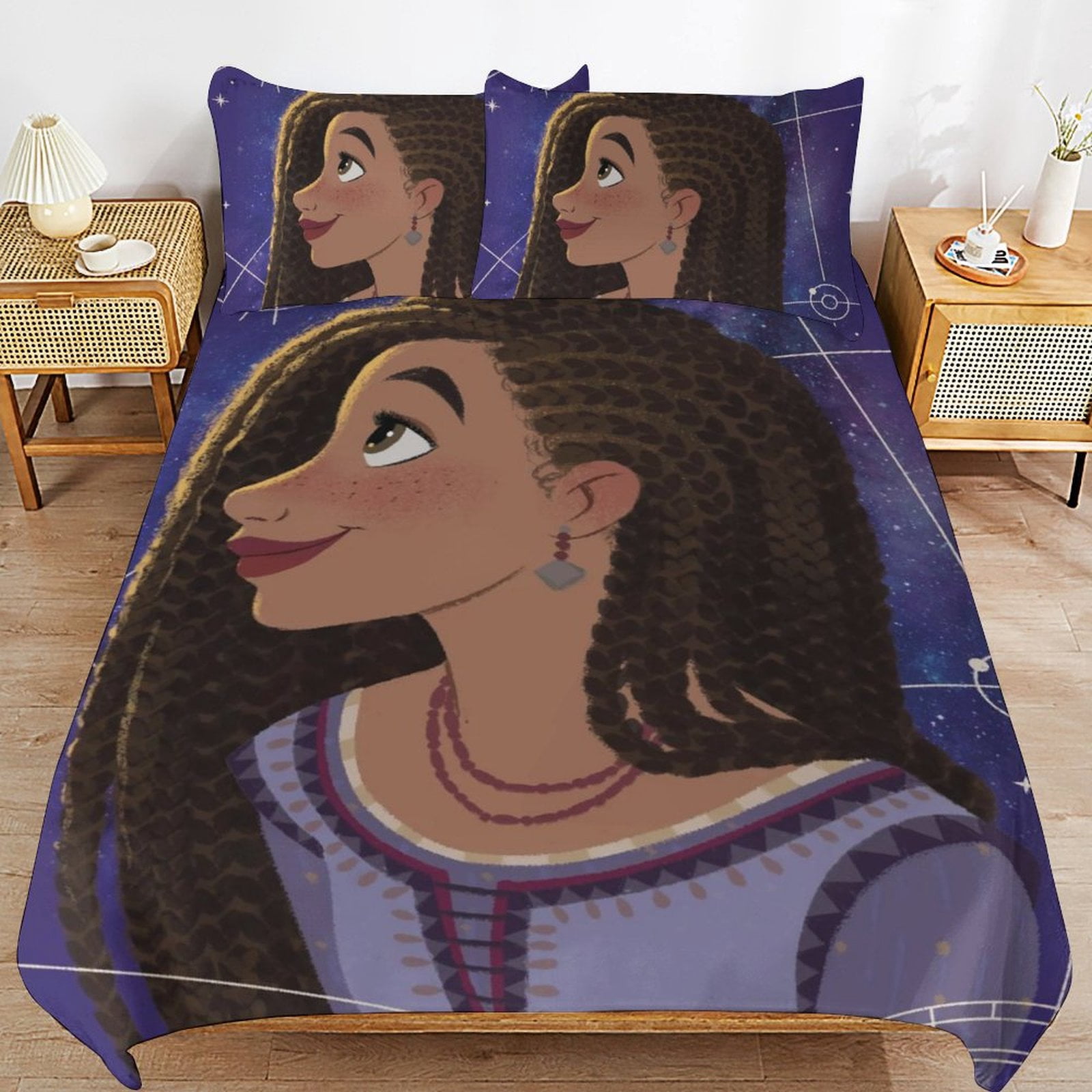 Wish Kids 3-Piece Bed Set Wish Movie Twin Bedding Set with Quilt Cover ...