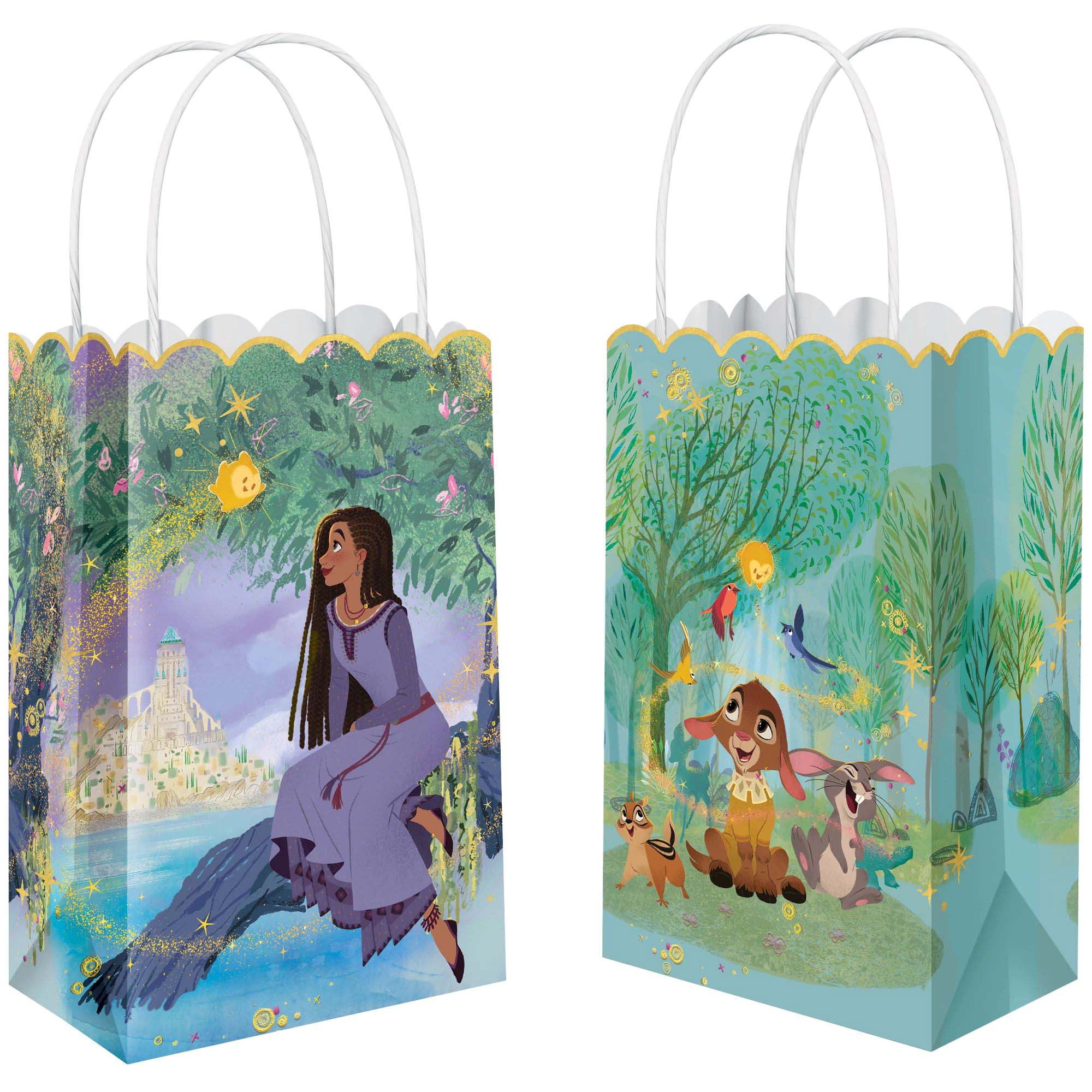 Wish Kraft Paper Favor Bags (8ct) - Walmart.com