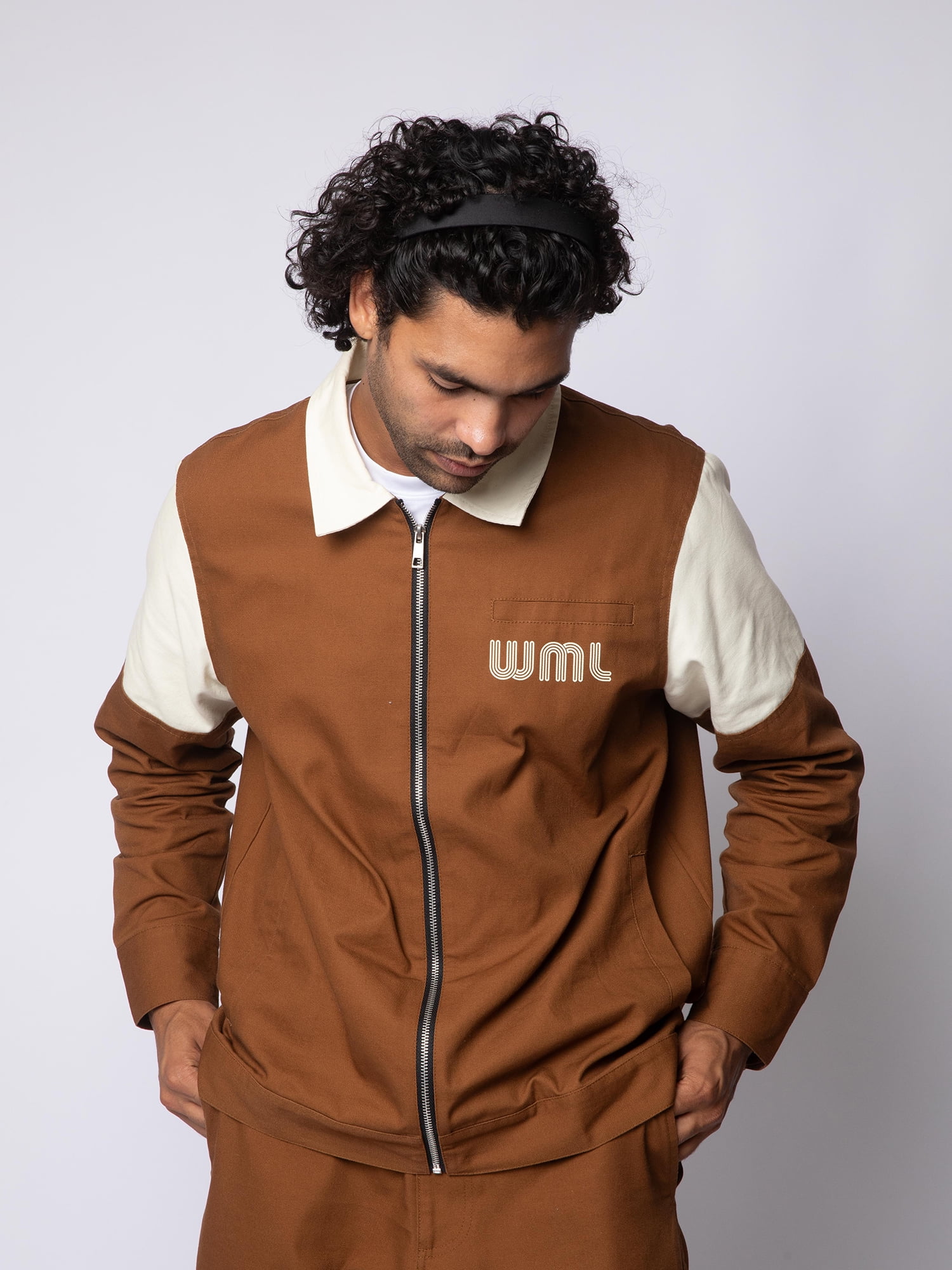 Wish Me Luck Men's Dreamer's Graphic Print Workwear Style Jacket, Sizes ...