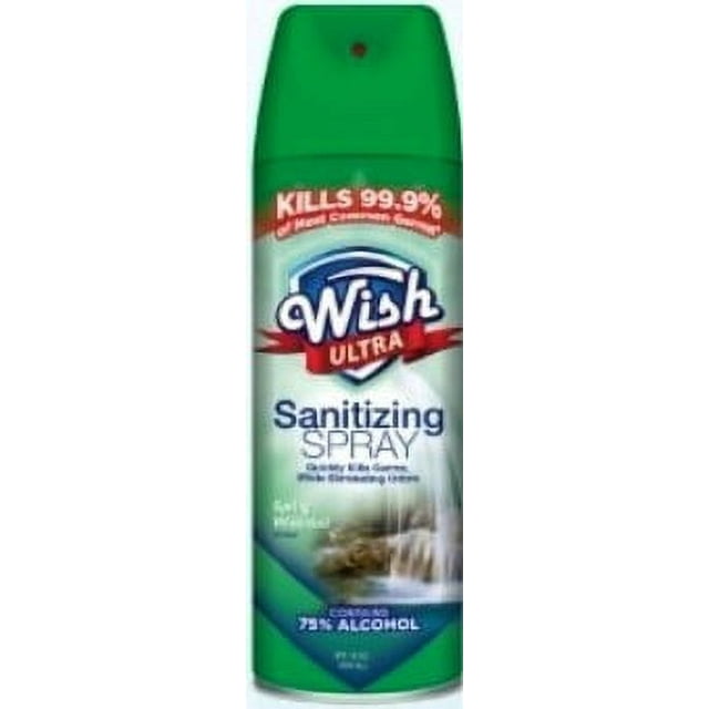 Wish Sanitizing Spray 19oz Kills 99.9% of Most Common Germs Fresh ...