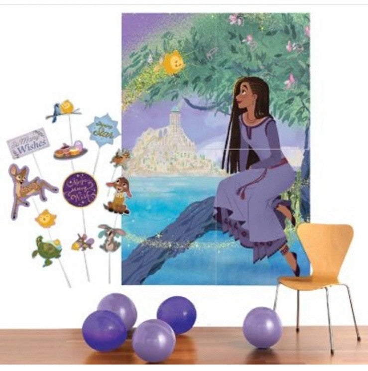 Wish Scene Setter Backdrop w/ Photo Props (1ct) - Walmart.com