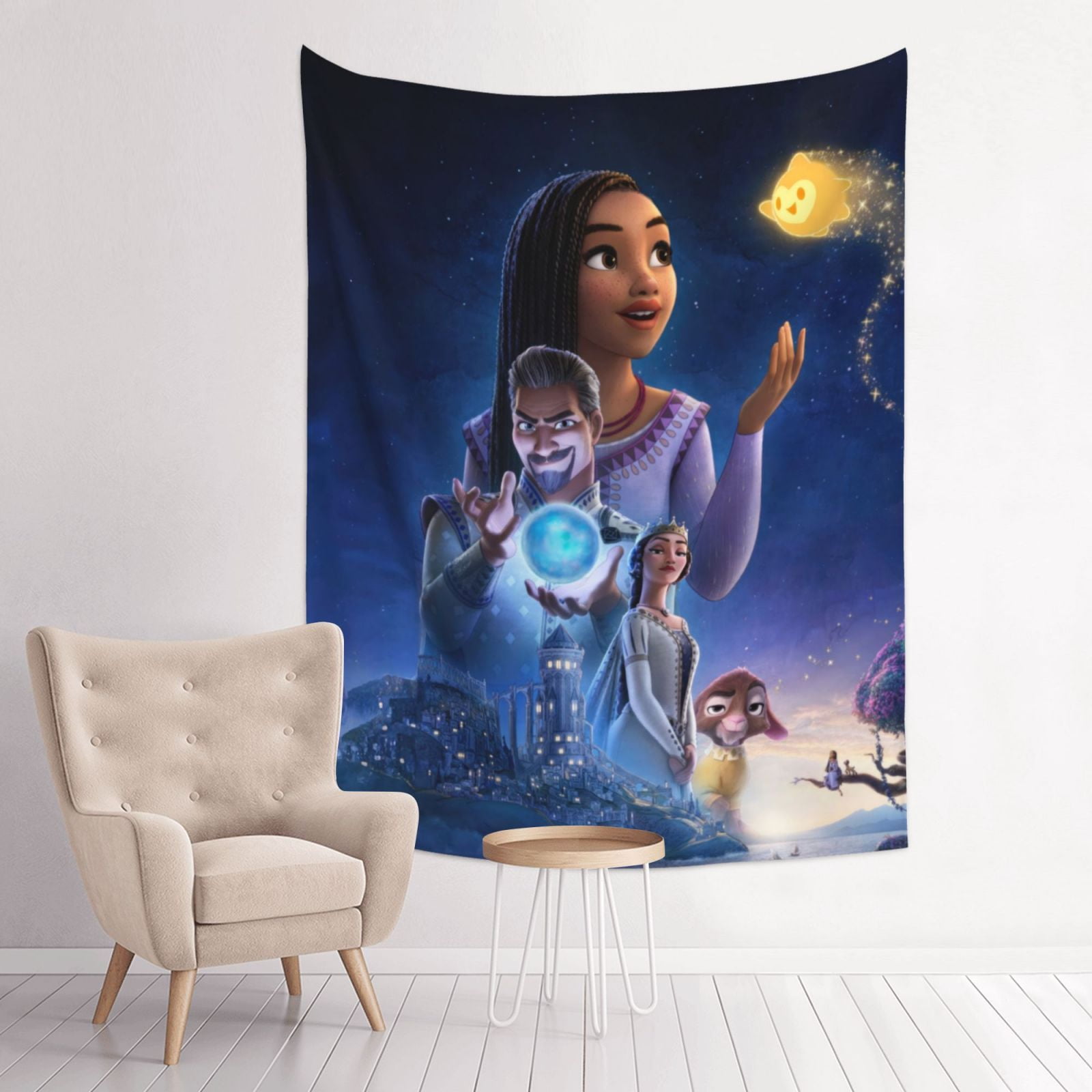 Wi-sh Tapestry Anime Poster Large Background Wall Art Bedroom Wall ...