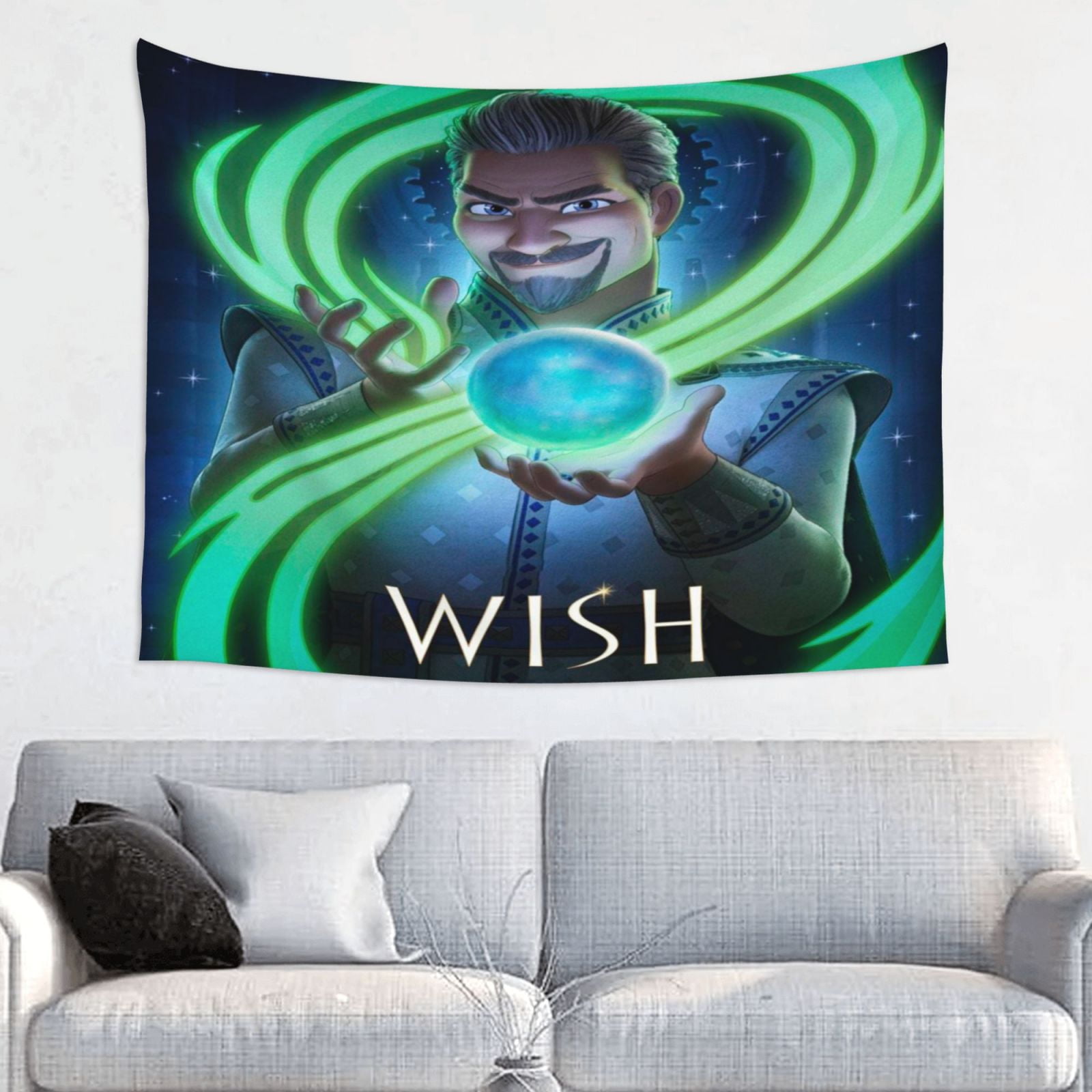 Wi-sh Tapestry Anime Poster Large Background Wall Art Bedroom Wall ...