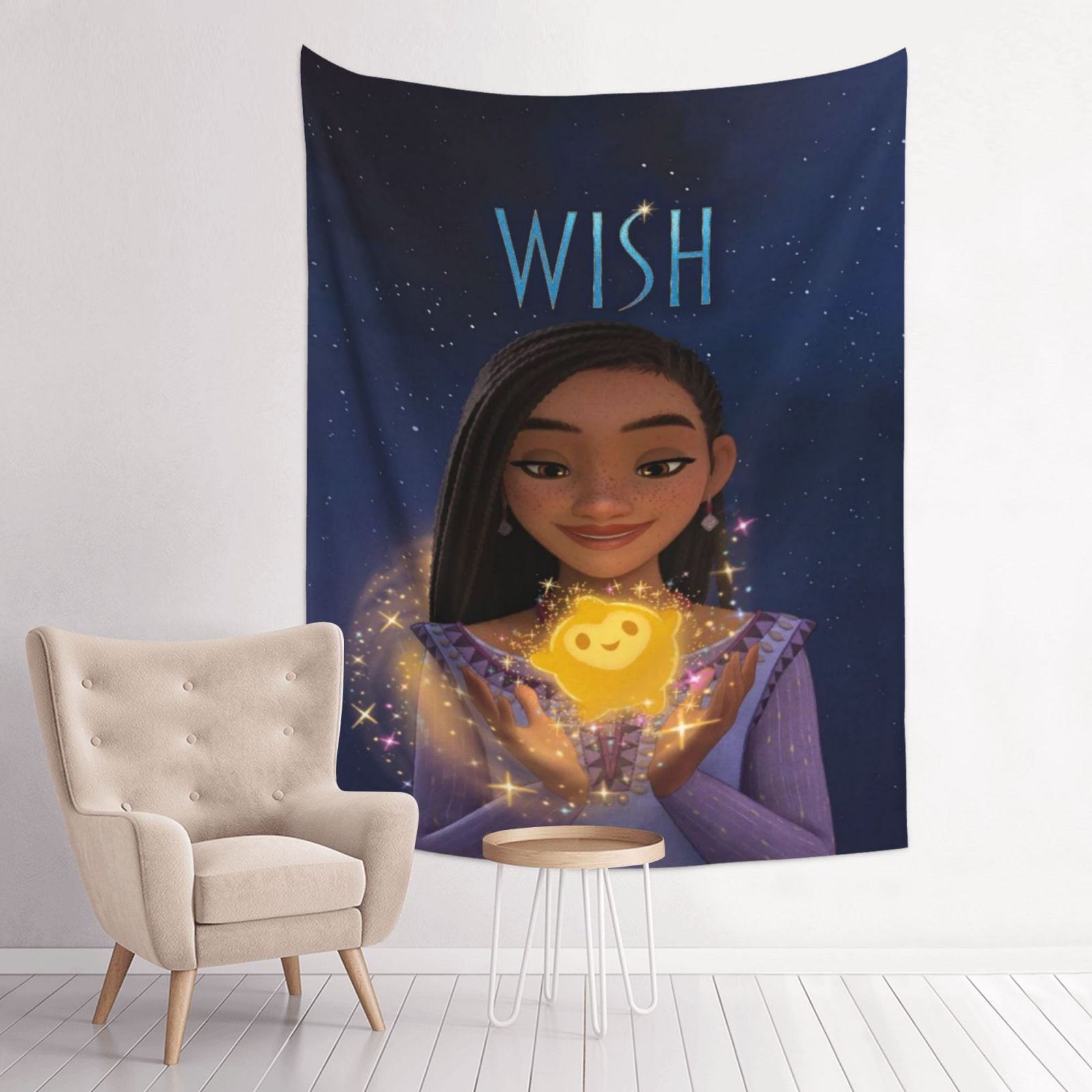 Wi-sh Tapestry Anime Poster Large Background Wall Art Bedroom Wall ...