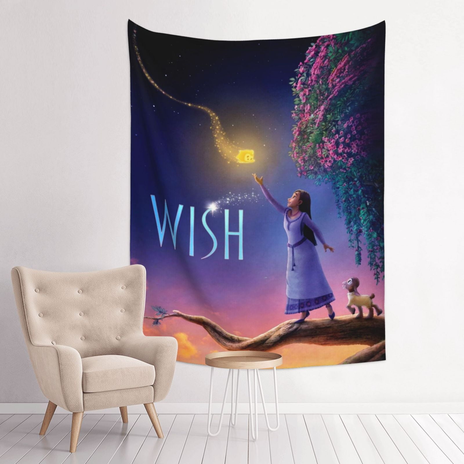 Wi-sh Tapestry Anime Poster Large Background Wall Art Bedroom Wall ...