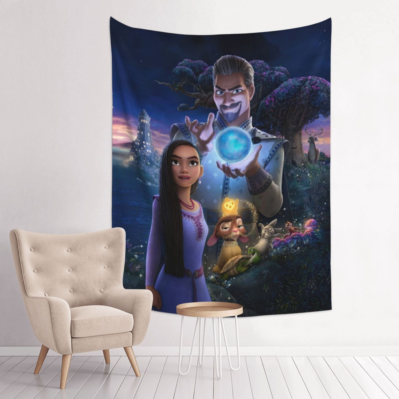 Wi-sh Tapestry Anime Poster Large Background Wall Art Bedroom Wall ...