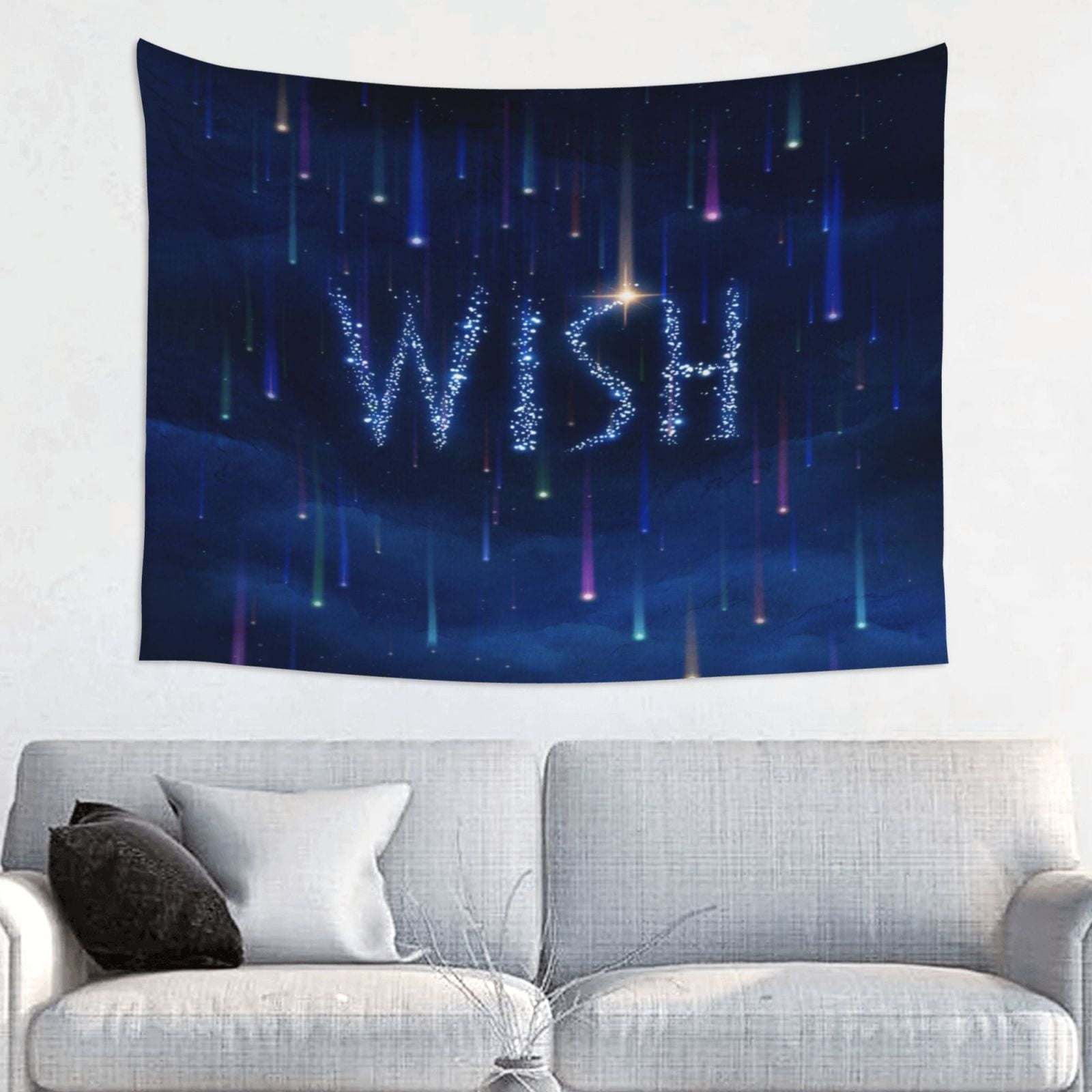 Wi-sh Tapestry Anime Poster Large Background Wall Art Bedroom Wall ...