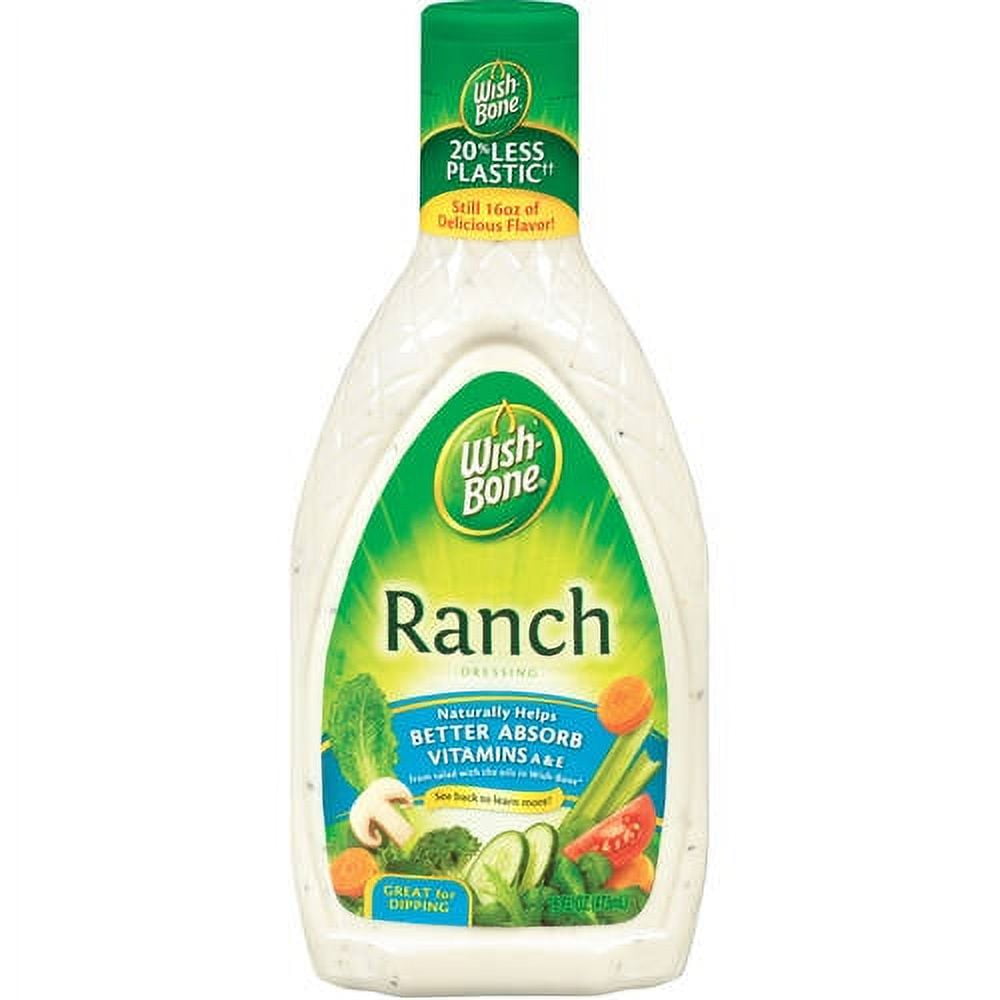 Wish-Bone Ranch Salad Dressing, 15 fl oz Bottle - Walmart.com
