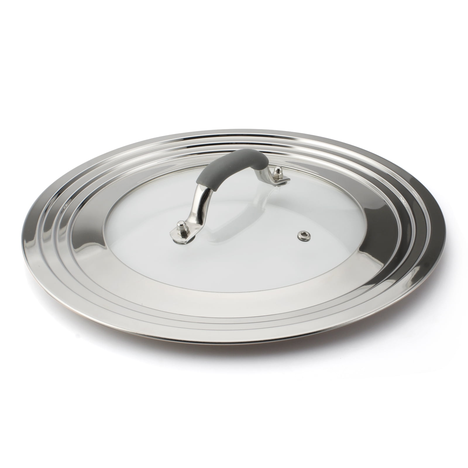 Wishdirect Universal Stainless Steel Lid Fits 8.25 to 12 Inch Cast Iron ...